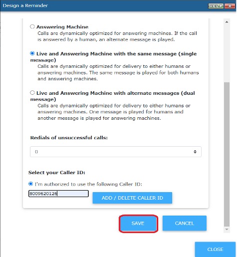 Creating a New Voice Reminder – VoiceShot